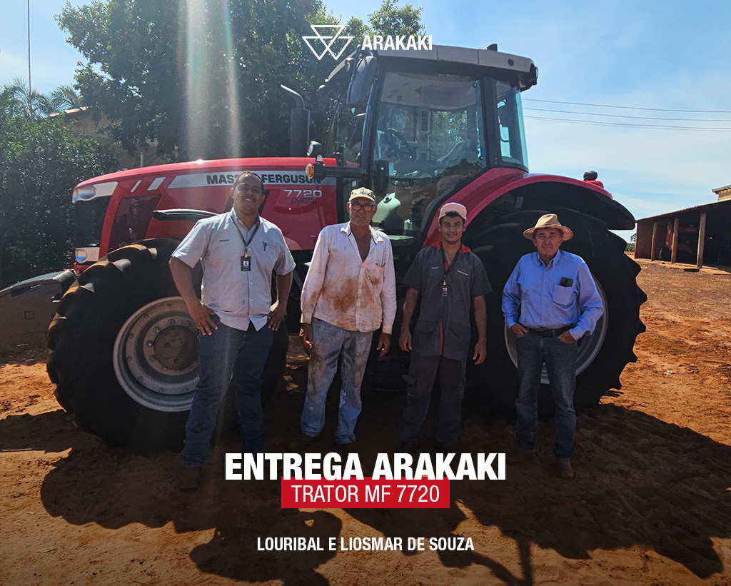 ENTREGA - TRATOR MF 7720 - Arakaki